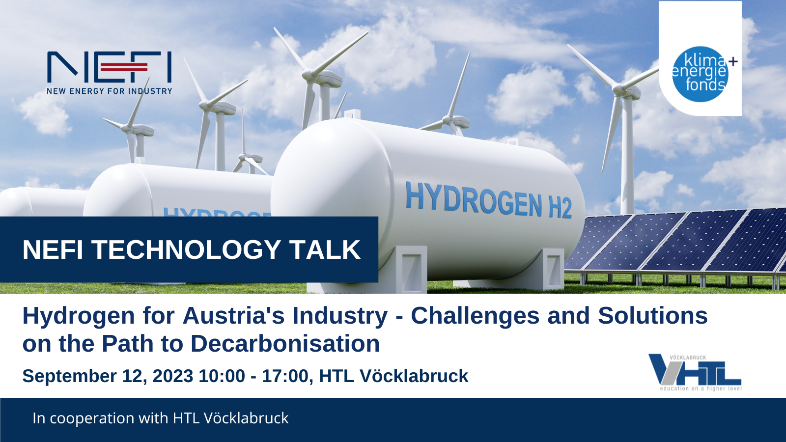 NEFI Technology Talk: Hydrogen for Austria's Industry - Challenges and ...